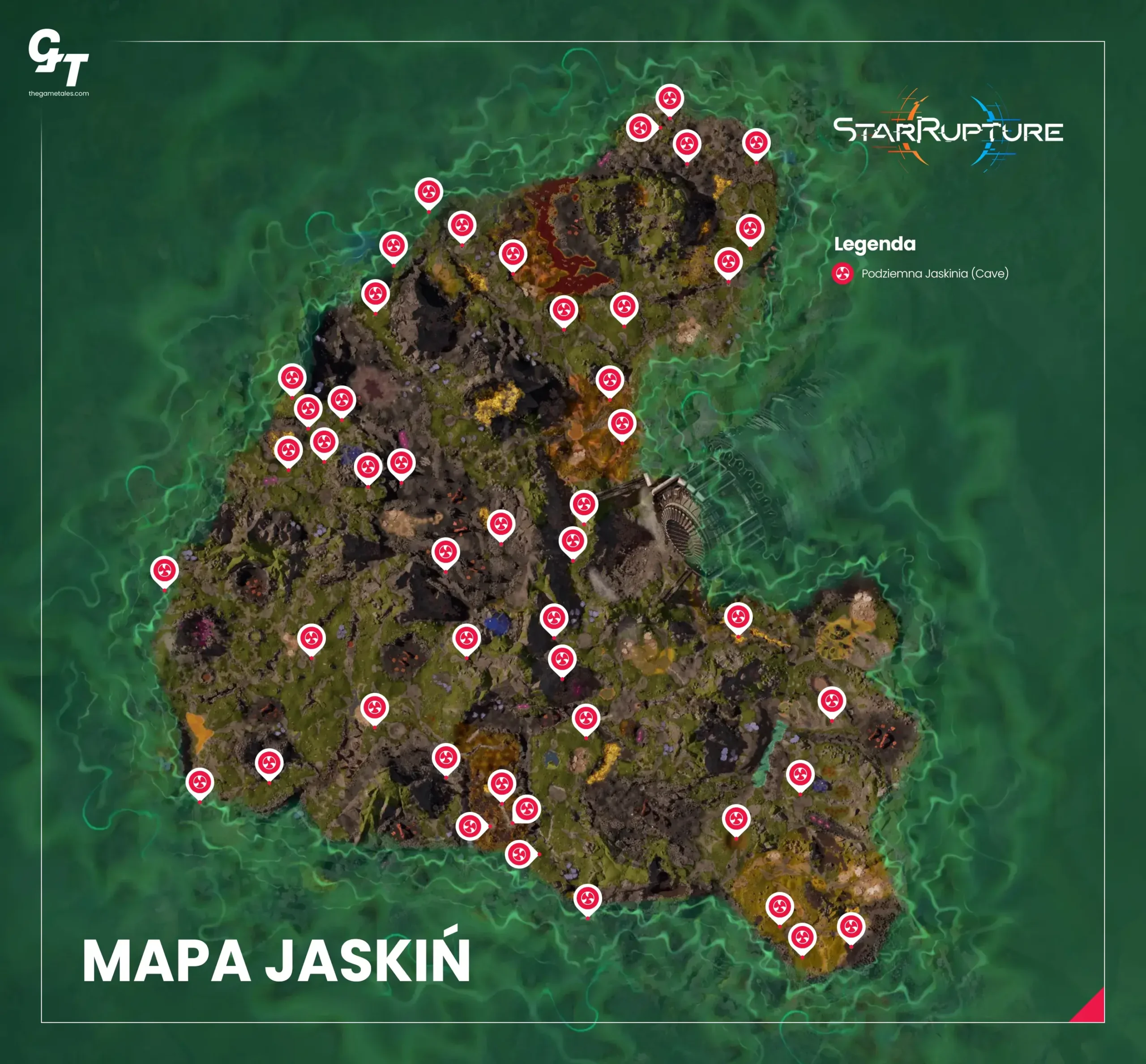 StarRupture – mapa Podziemnych Jaskiń (Underground Cave) - The Game Tales